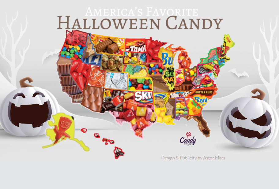 Dulces Populares De Halloween Halloween Craft Ideas | Craft Guides